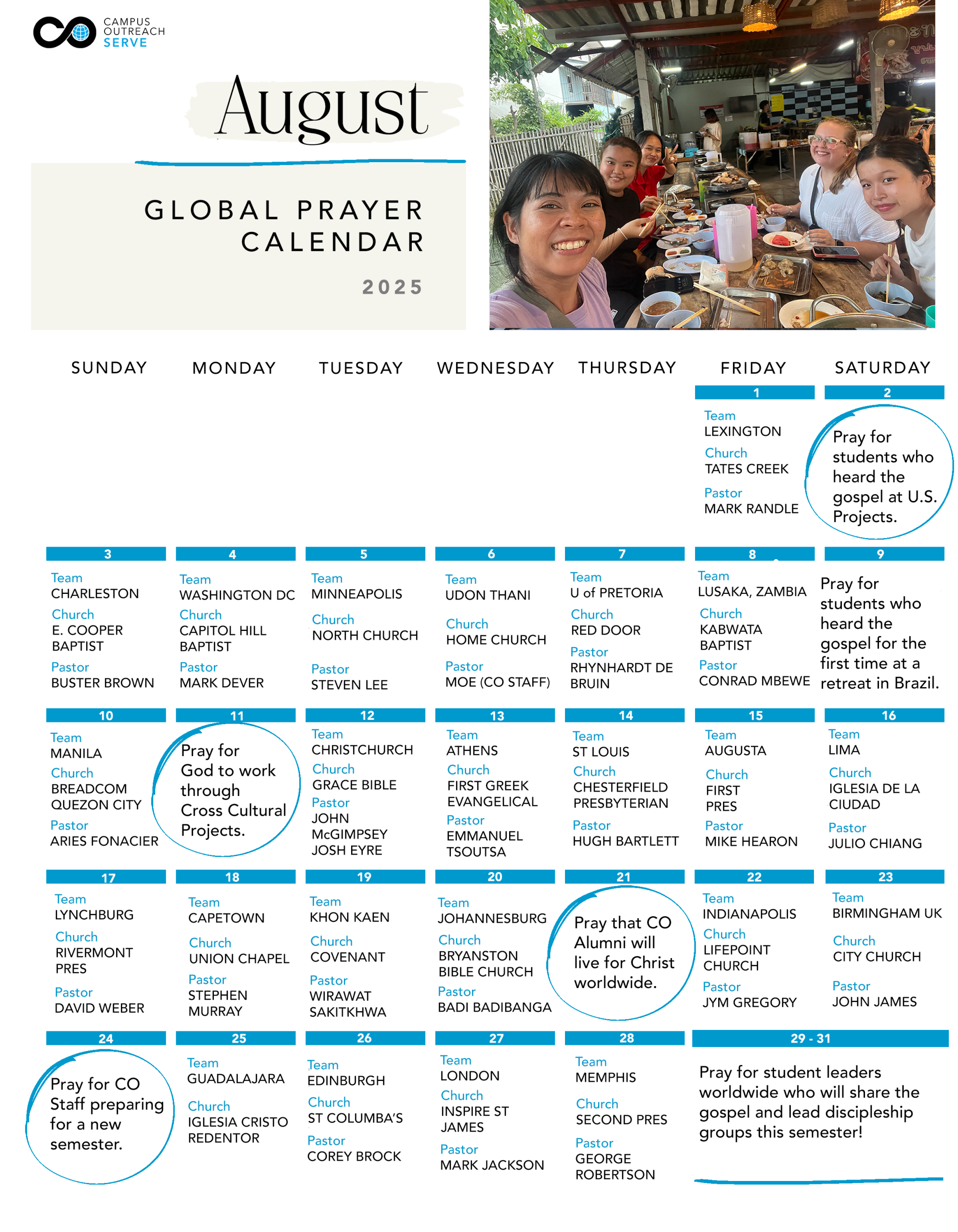 Encourage someone you know to join us in prayer!