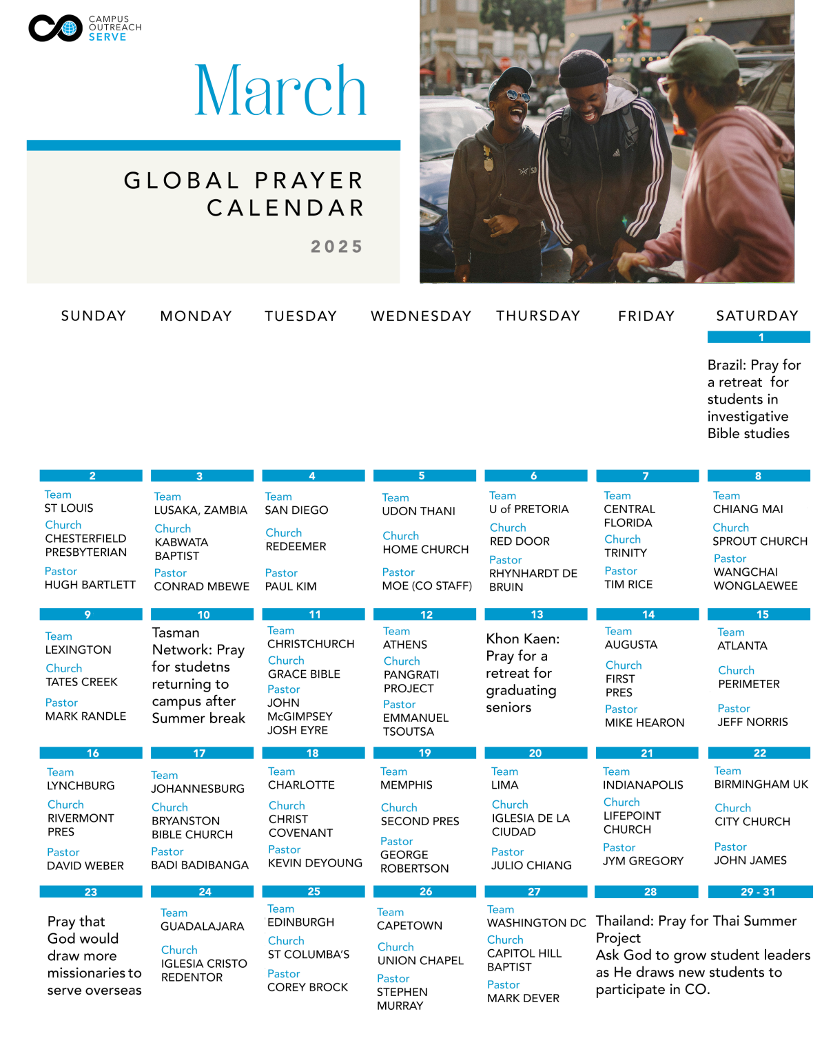 Encourage others who are willing to join us in prayer.